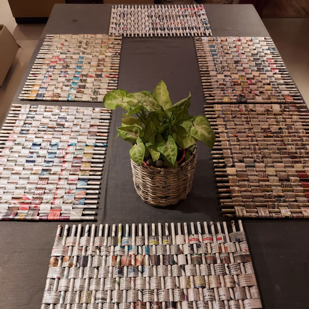 Handcrafted Weaved Mats – Paper Wings